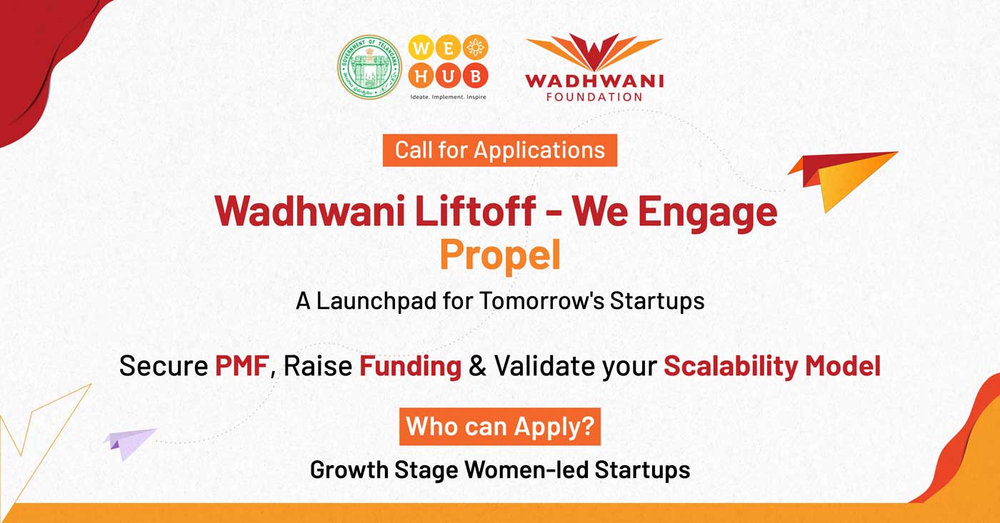 WE HUB application - Wadhwani Foundation