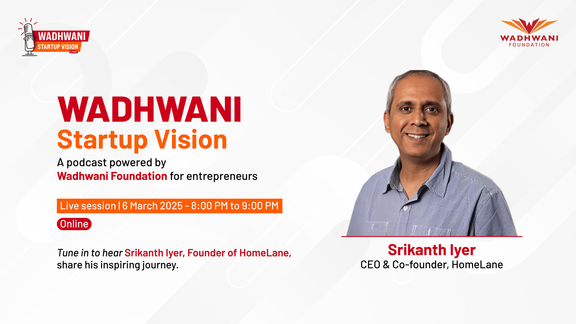 Startup Vision - Wadhwani Foundation